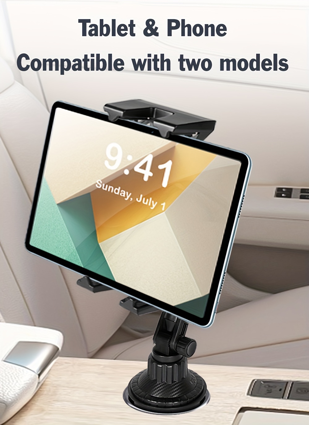 Car Cup Holder Tablet Phone Mount Expandable Cup Holder Base - Temu