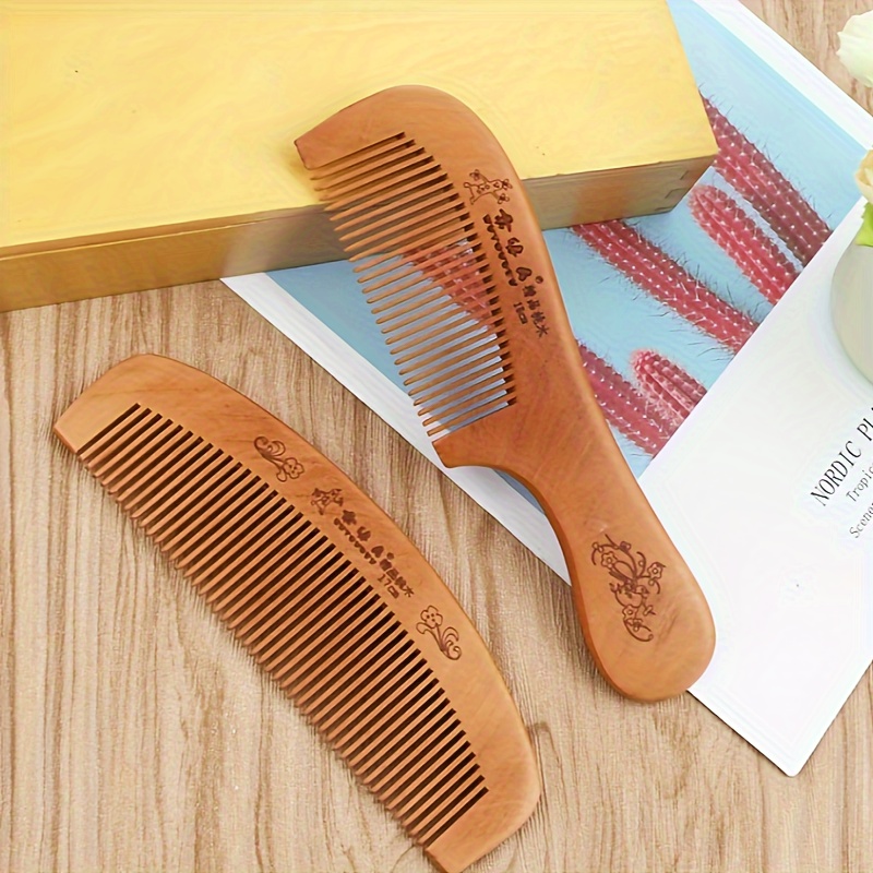 Handcrafted Wooden Hair Combs Men Women Anti static Damage - Temu