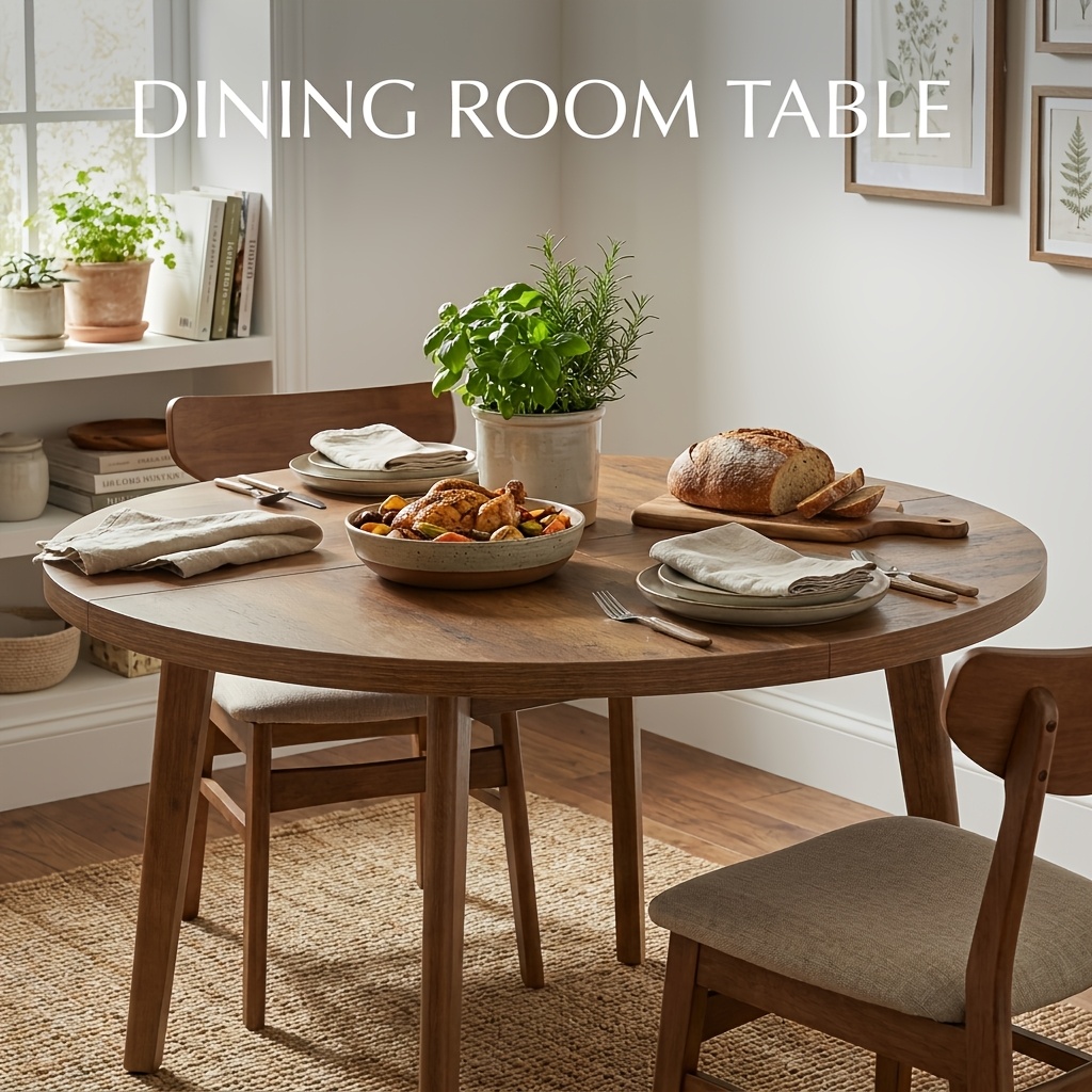 round dining table sold on Temu United States