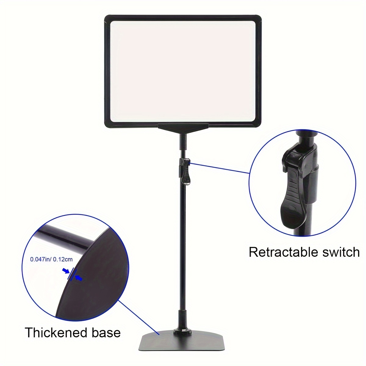 Sign Display Stands Free Standing Display Sign Holder Poster - Temu