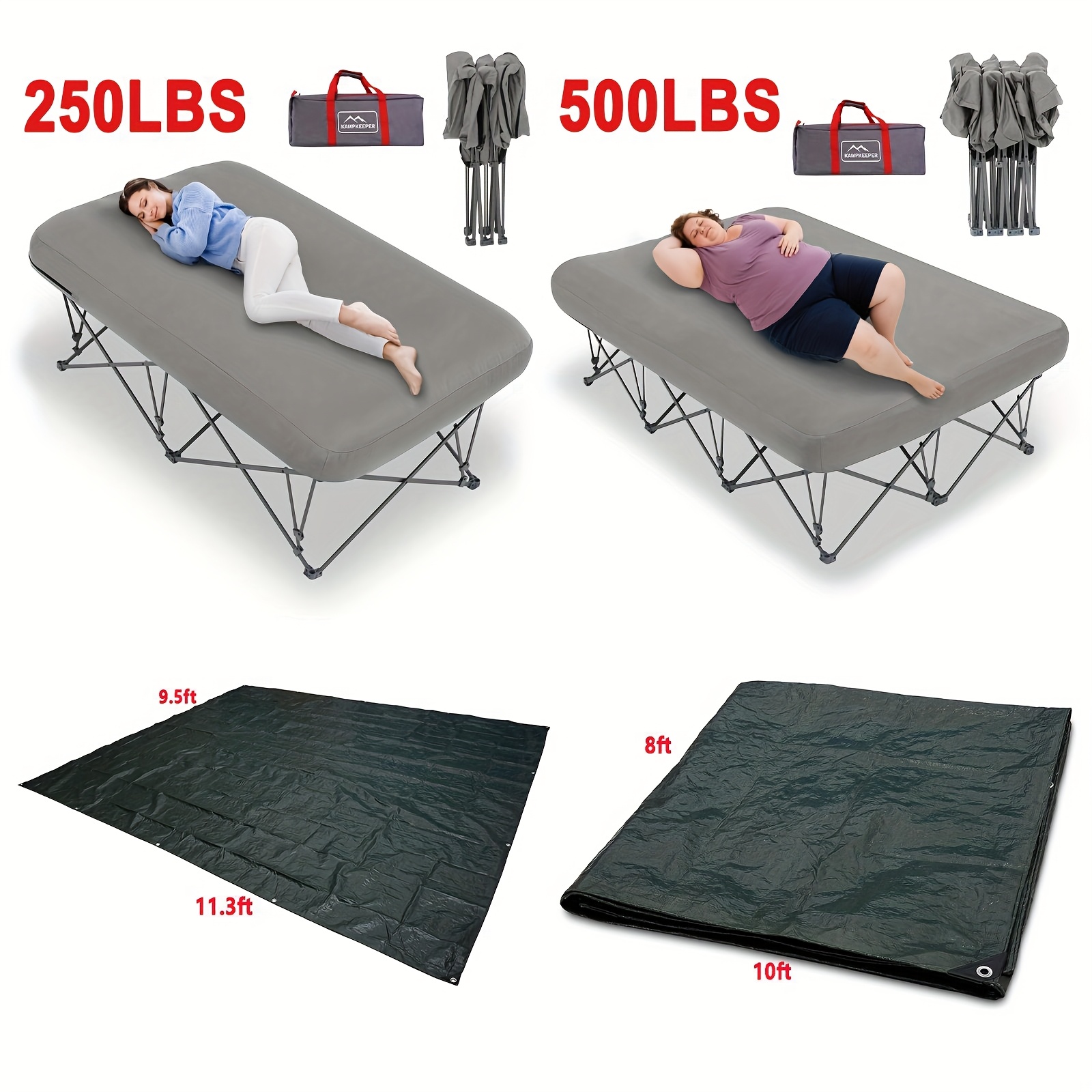 beds sold on Temu United States