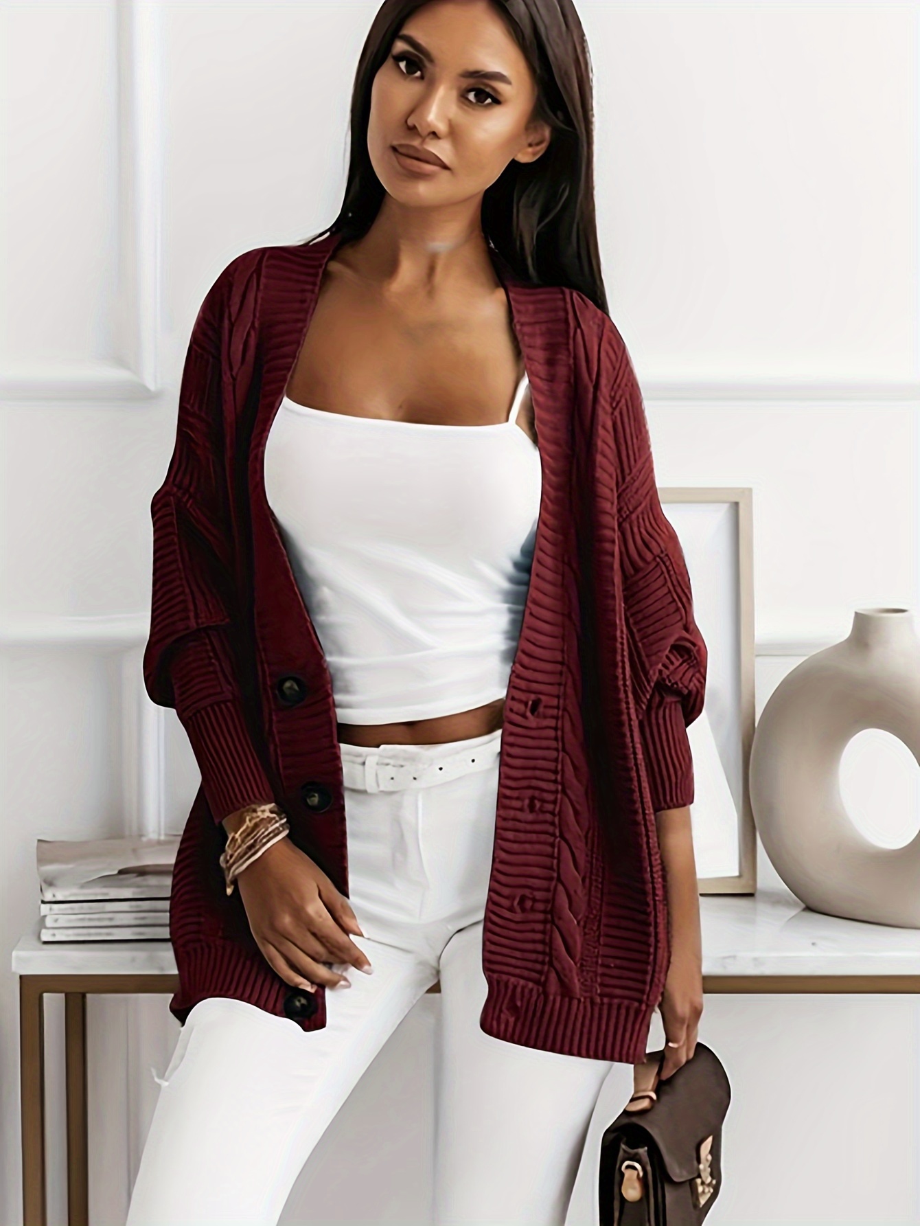 Curve Cardigans - Temu United Kingdom