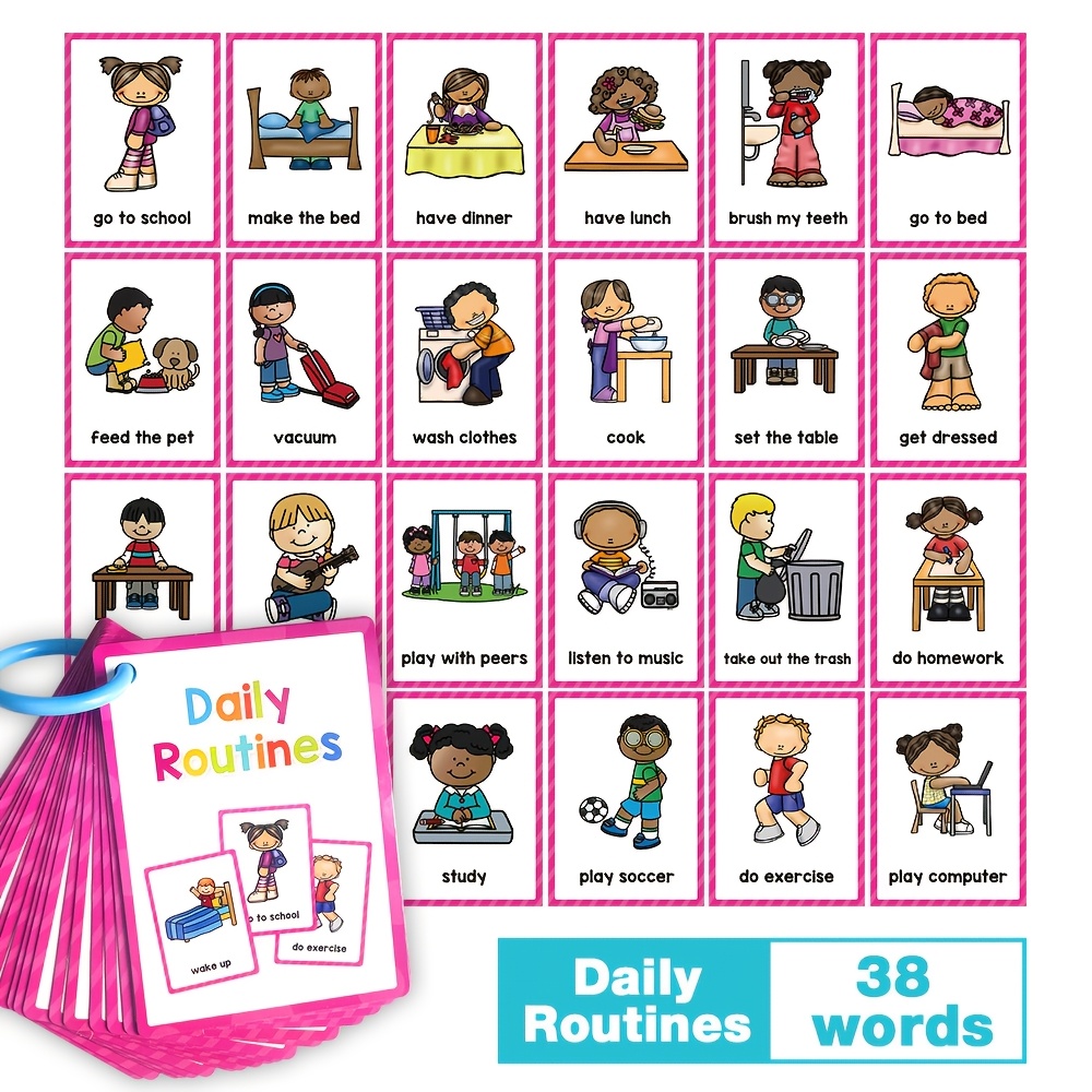 Learn English Vocabulary Daily Routines And Household Daily Routines