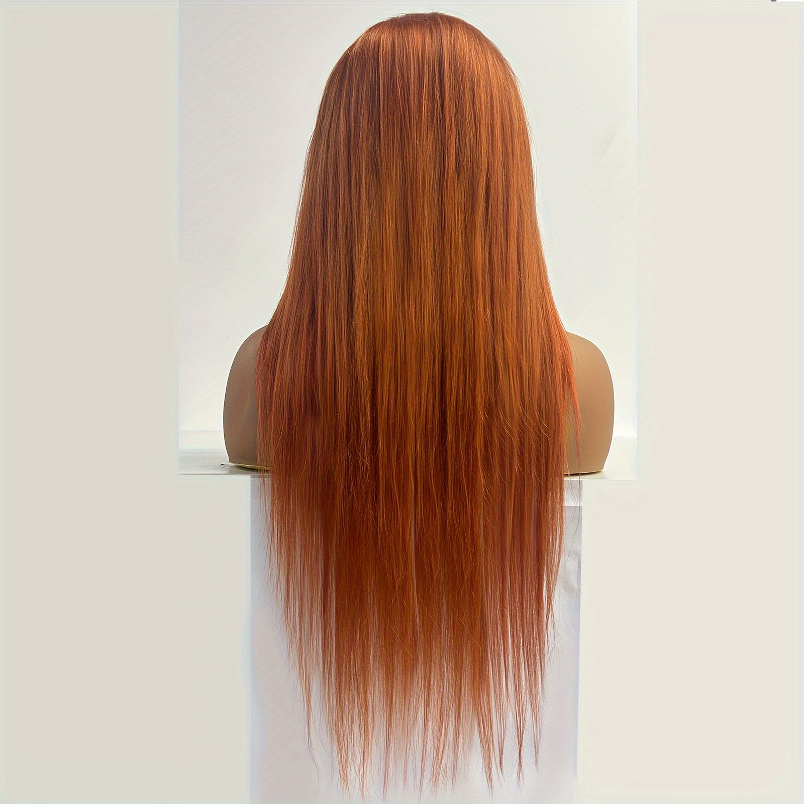 Ginger Orange Lace Front Wig Long Straight Lace Front Wig - Temu New ...