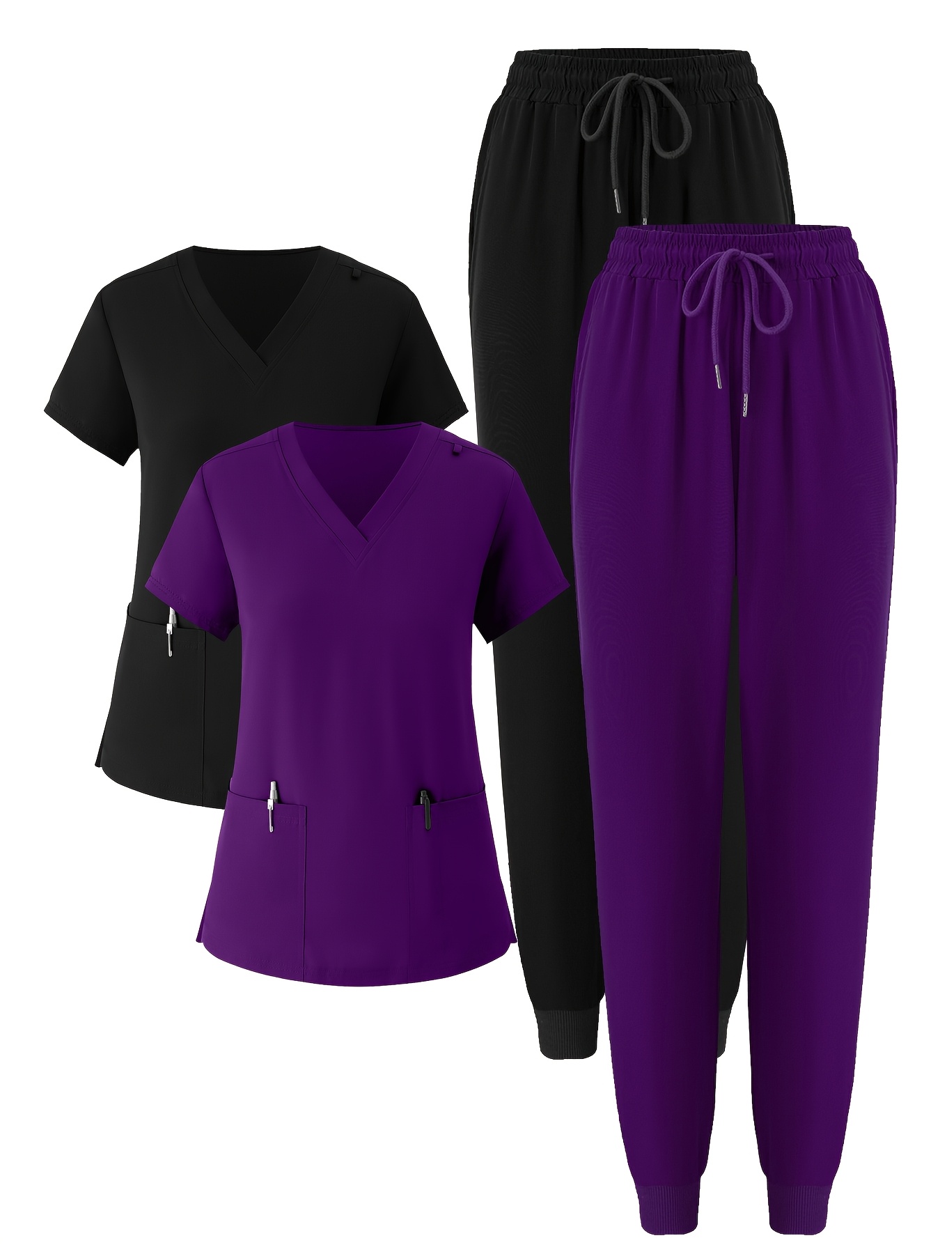 scrubs uniforms sold on Temu United States