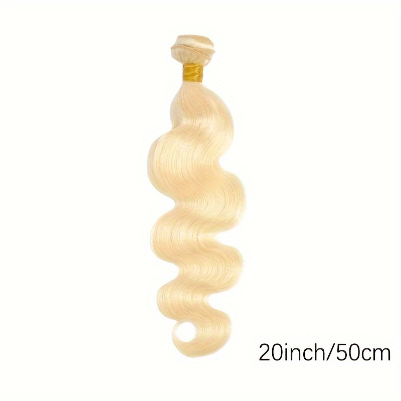 Blonde Body Wave Human Hair Bundle For Women - 613 Blonde Hair Weaves ...