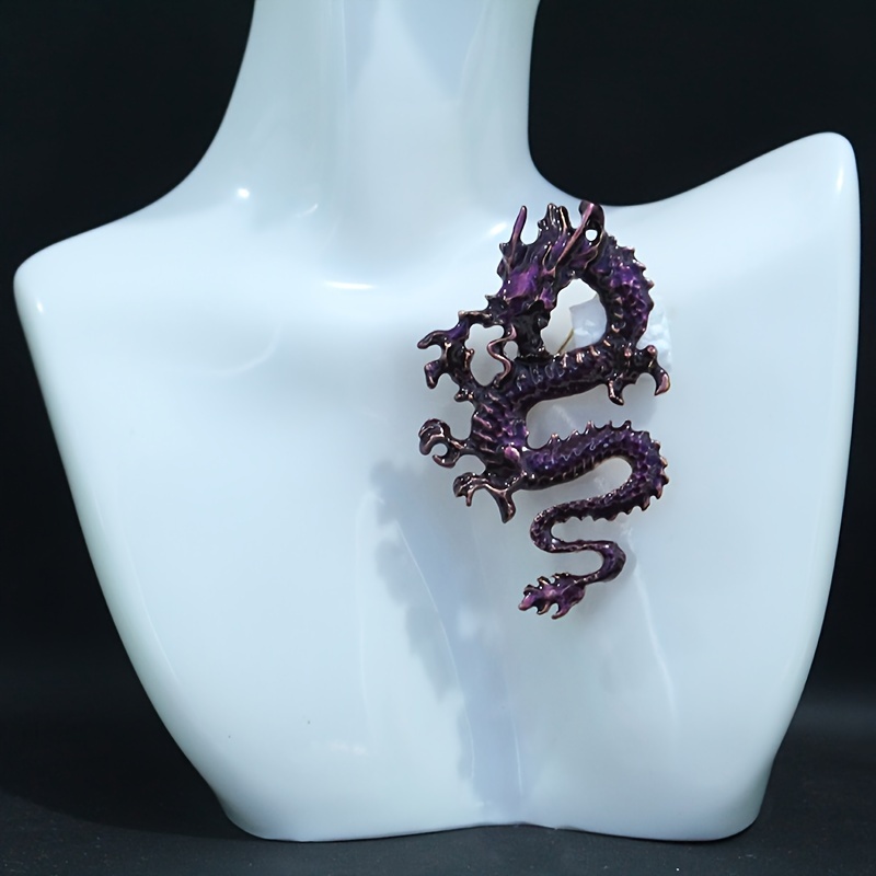 Retro Three dimensional Enamel Dragon Brooch Dragon Design - Temu ...