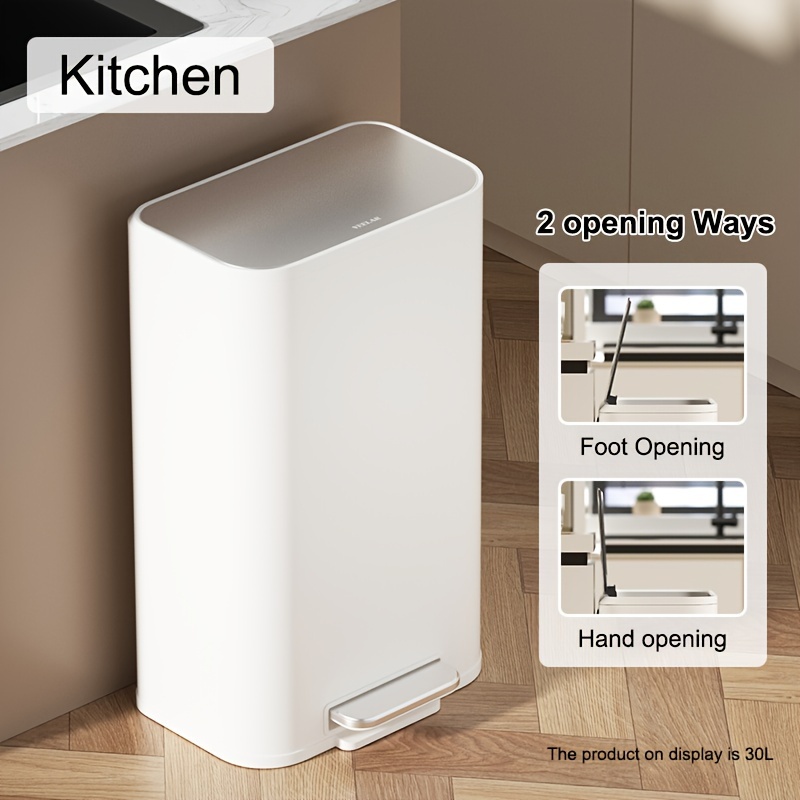 kitchen garbage cans sold on Temu United States