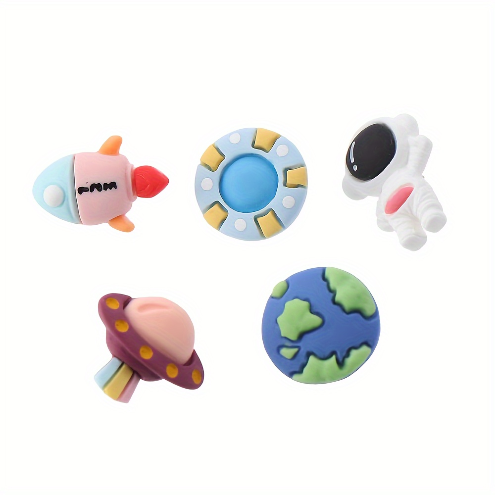 Space themed Push Pins Set Abs Material Decorative Rocket - Temu