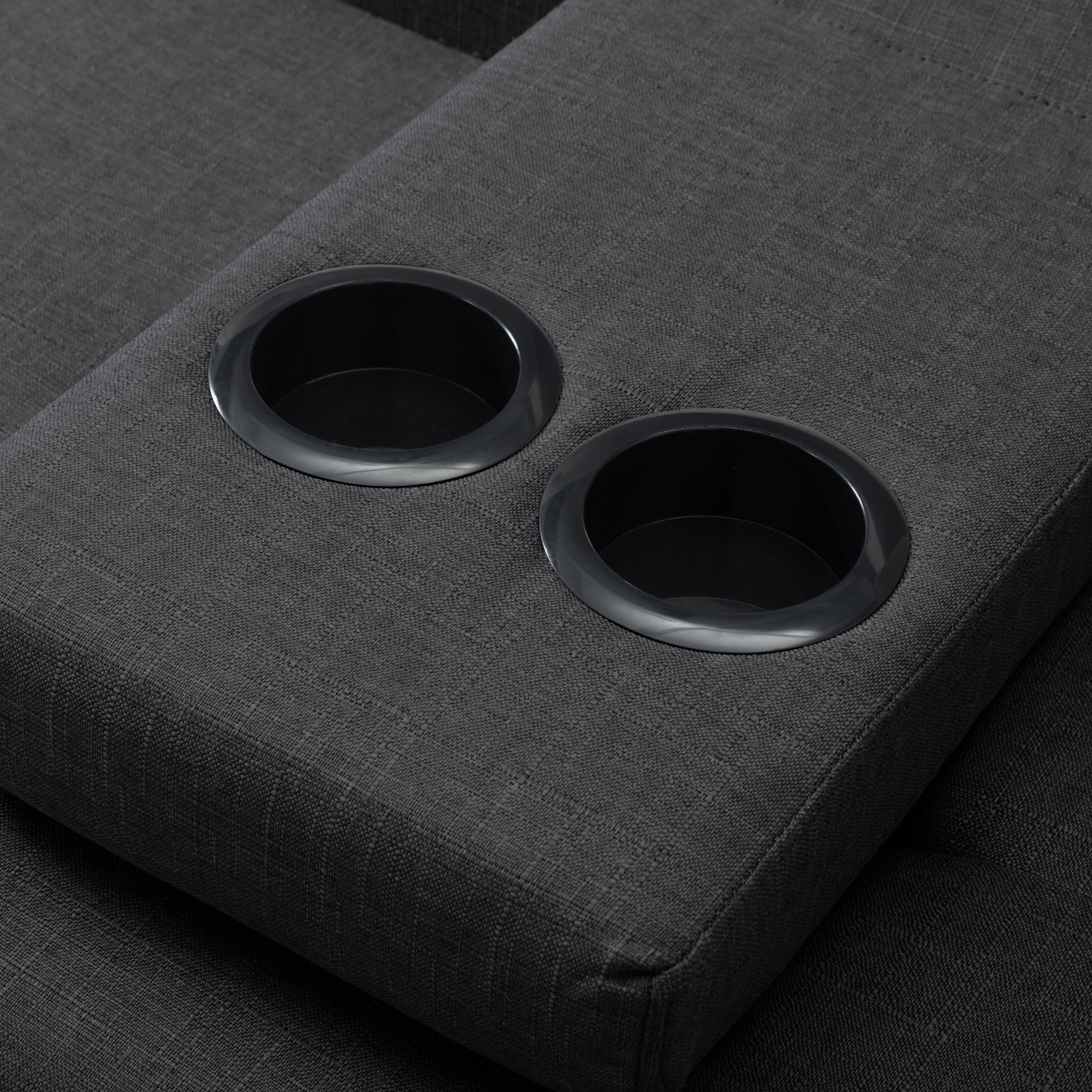 74.4 "futon Sleeper Sofa Bed Middle Backrest Cup Holder - Temu