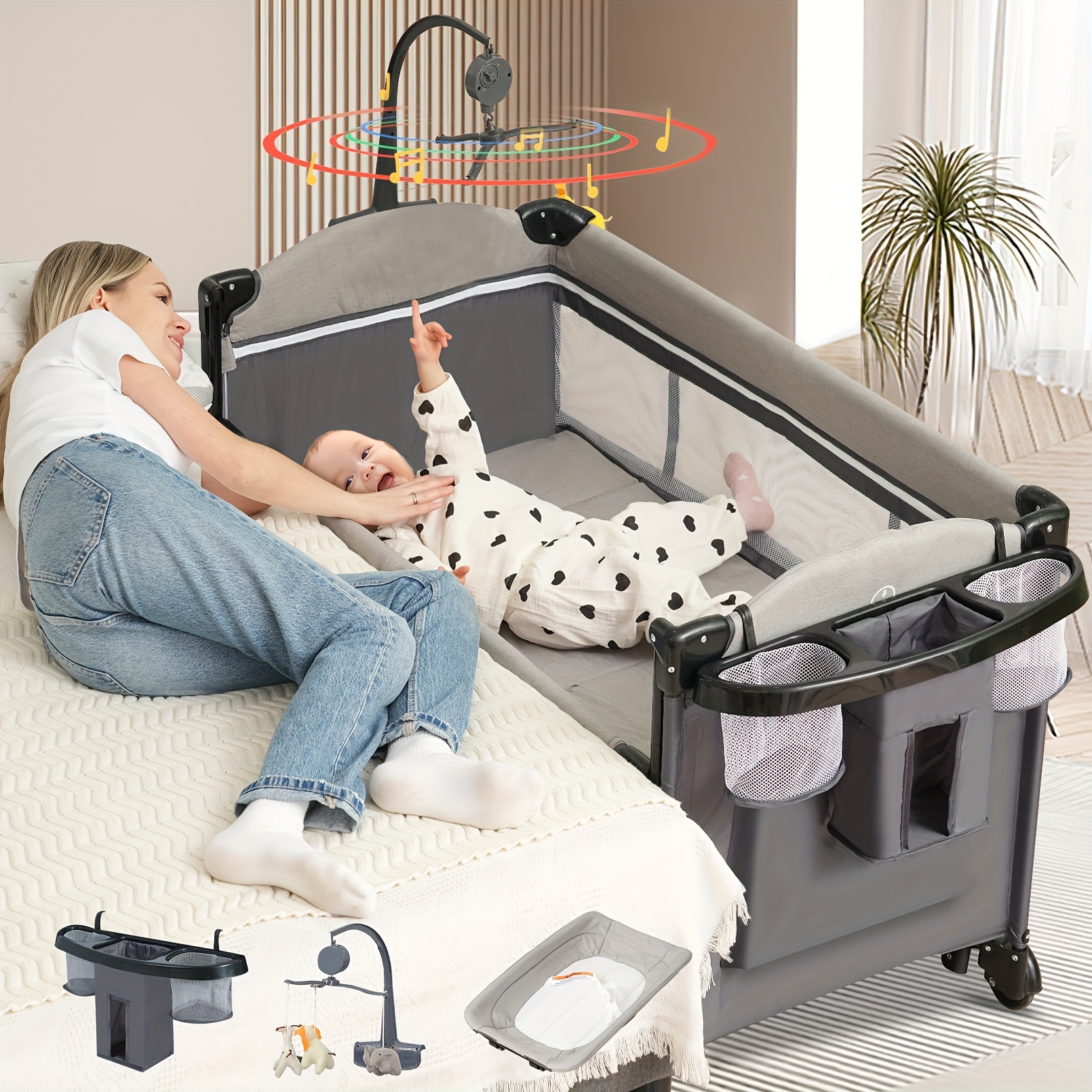 bassinet sold on Temu United States