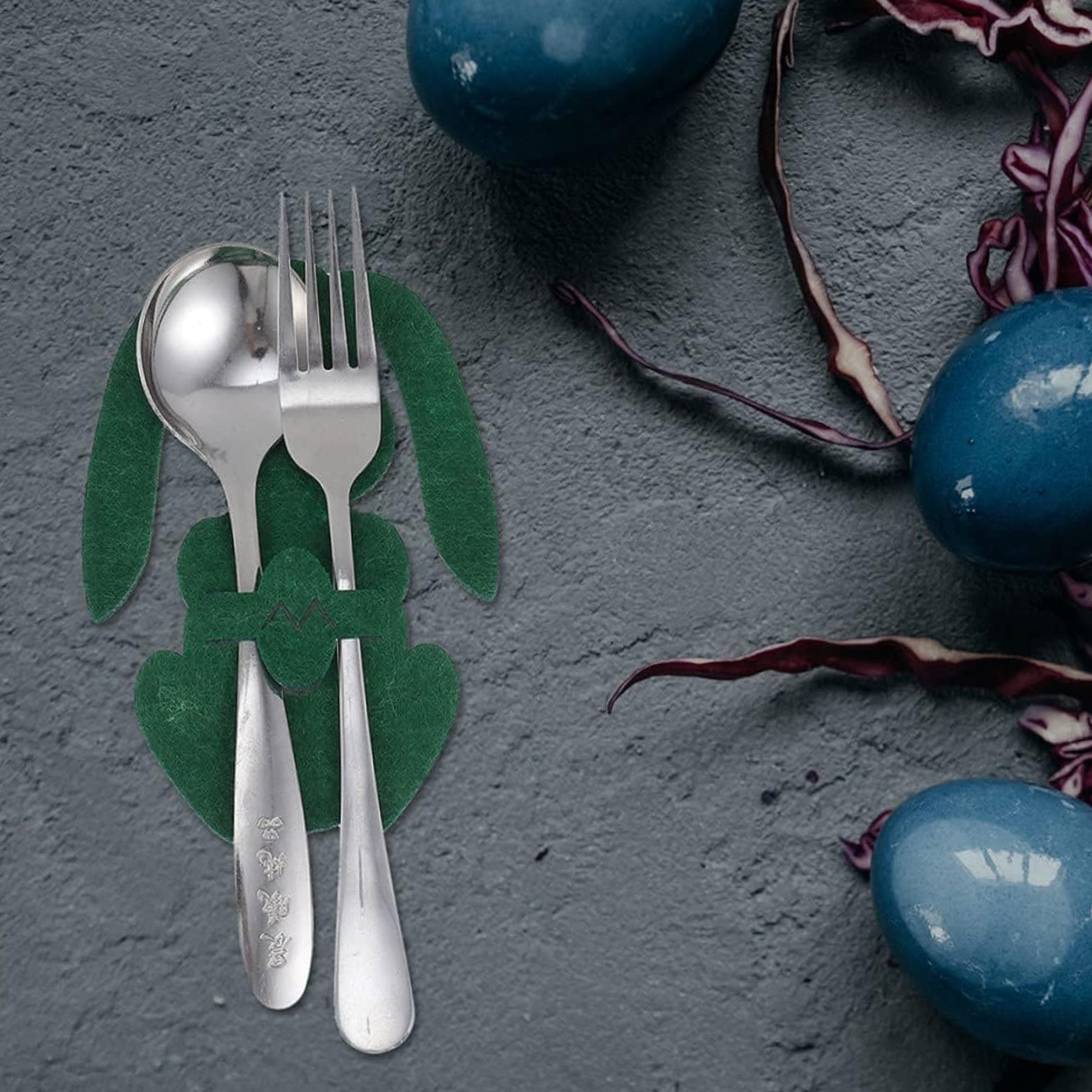 Flatware Organizers Portable Rabbit Cutlery Bag Christmas - Temu Australia