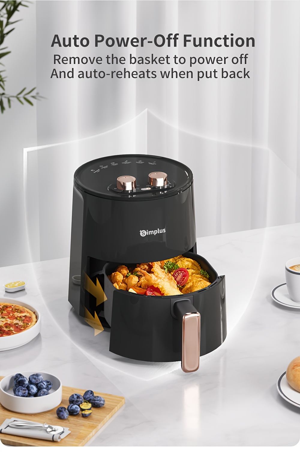 Air Fryer Multifunctional Oil free - Temu