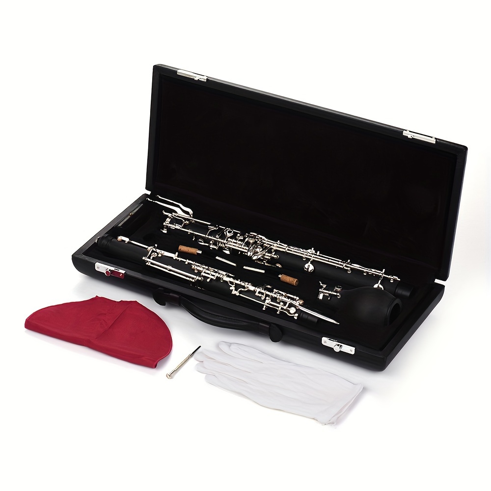 Professional English Horn Alto Oboe F Key Synthetic Wood Body Silver ...