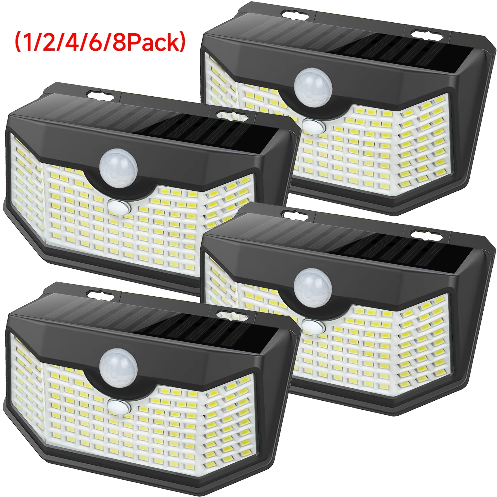 solar motion sensor lights outdoor sold on Temu United States