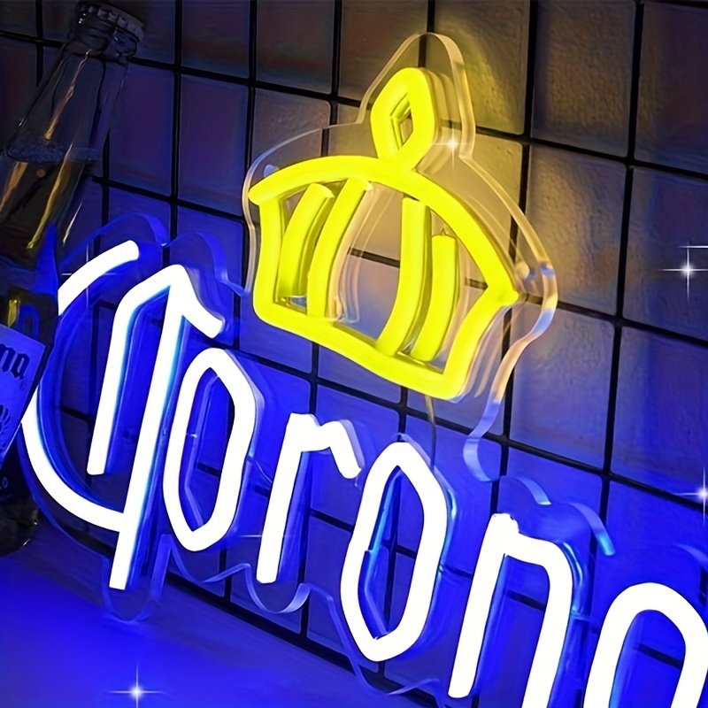 Neon Sign Bar Wall Decoration Premium Acrylic Beer Brand Led - Temu