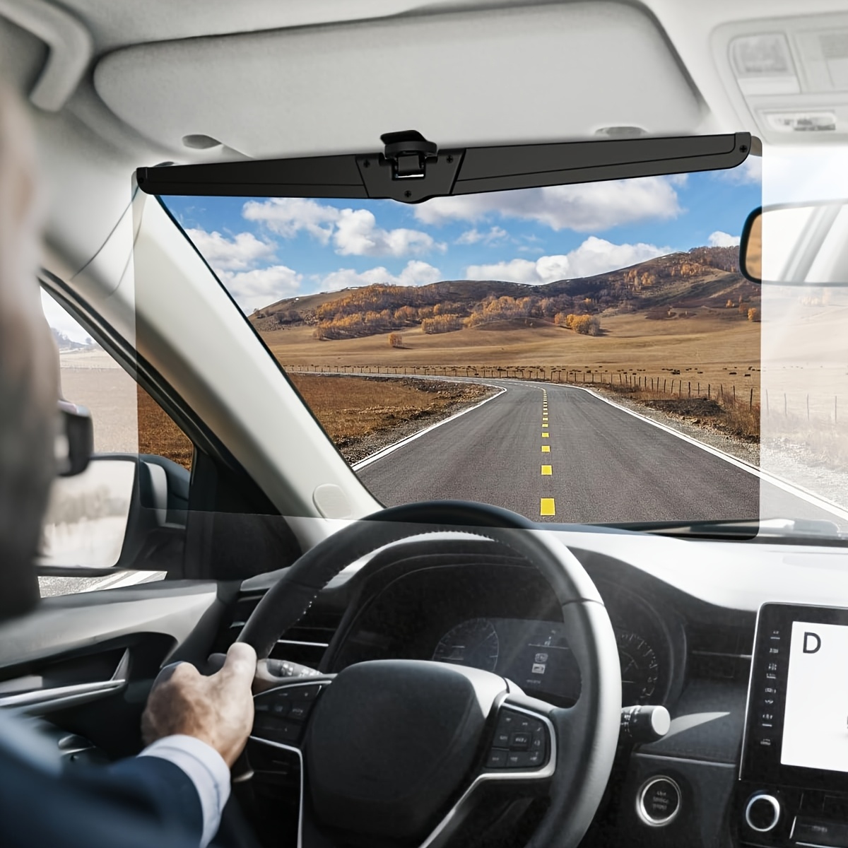 sun visors for cars sold on Temu United States