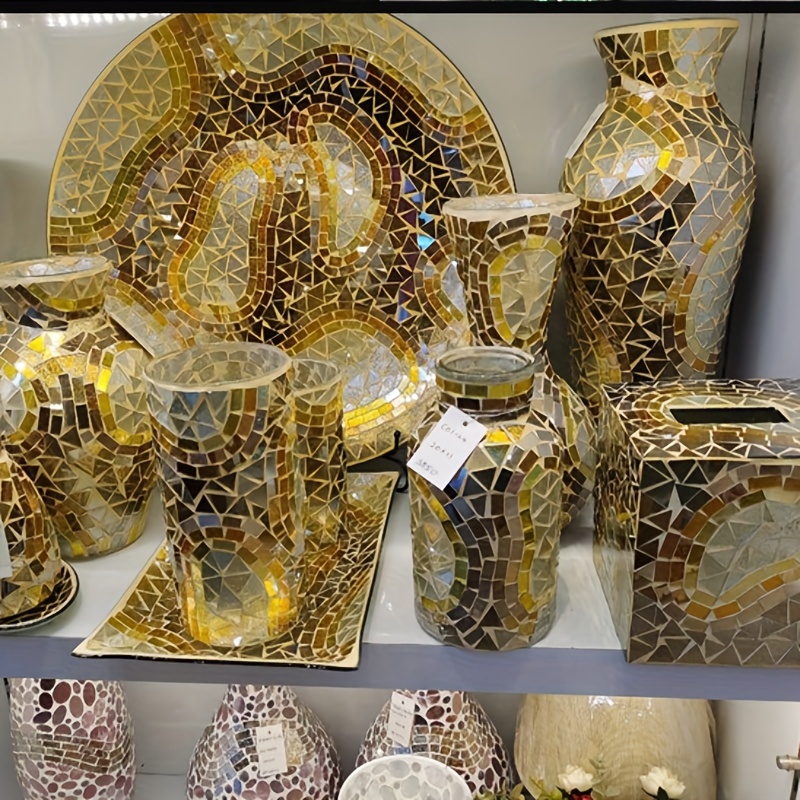 Mica Mosaic Beads Equilateral Triangle Handmade Diy Colored - Temu ...