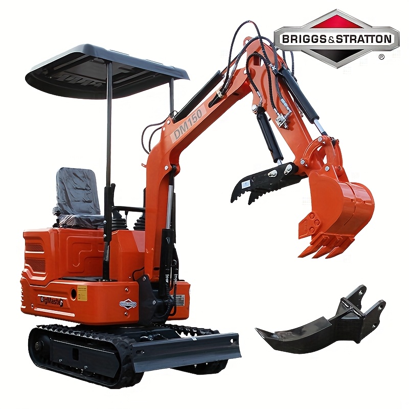 mini excavator sold on Temu United States