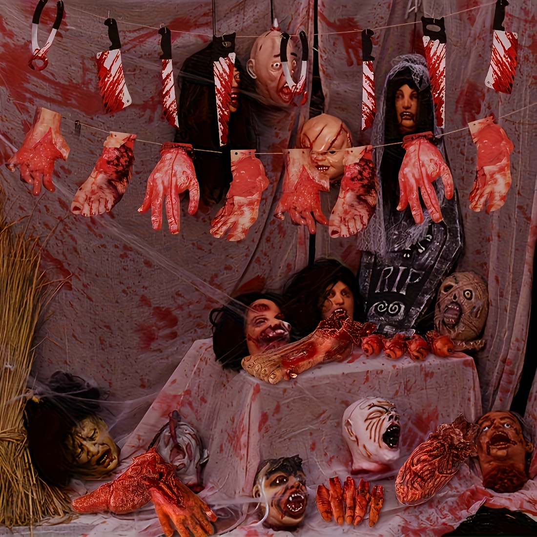 halloween decorations sold on Temu United States