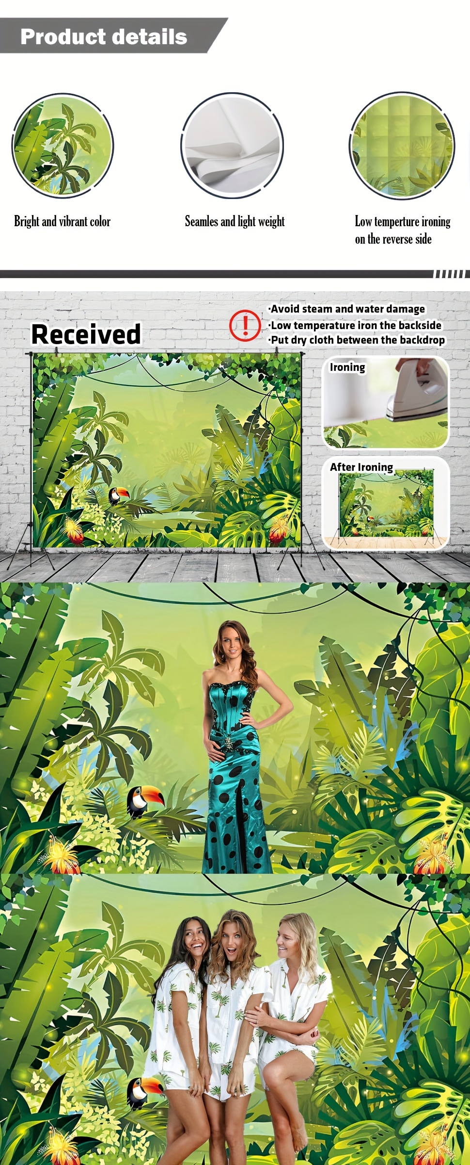 Jungle Safari Backdrop Fabric Polyester Animation - Temu Portugal