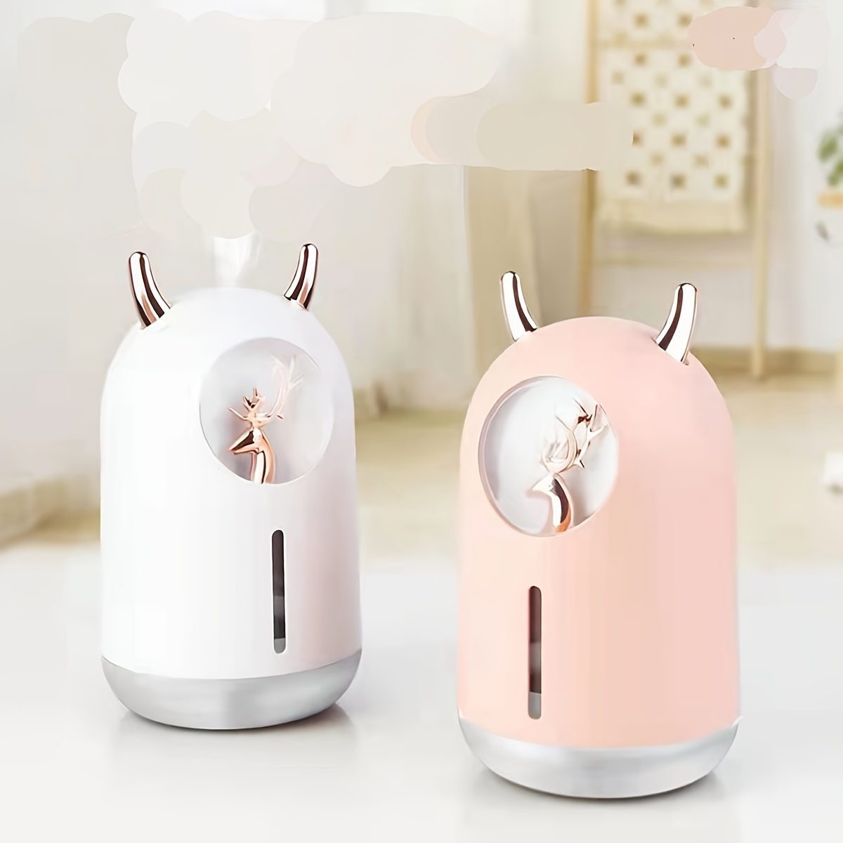 Mini Cute Deer Humidifier - Quiet Usb Powered Single Room Air ...