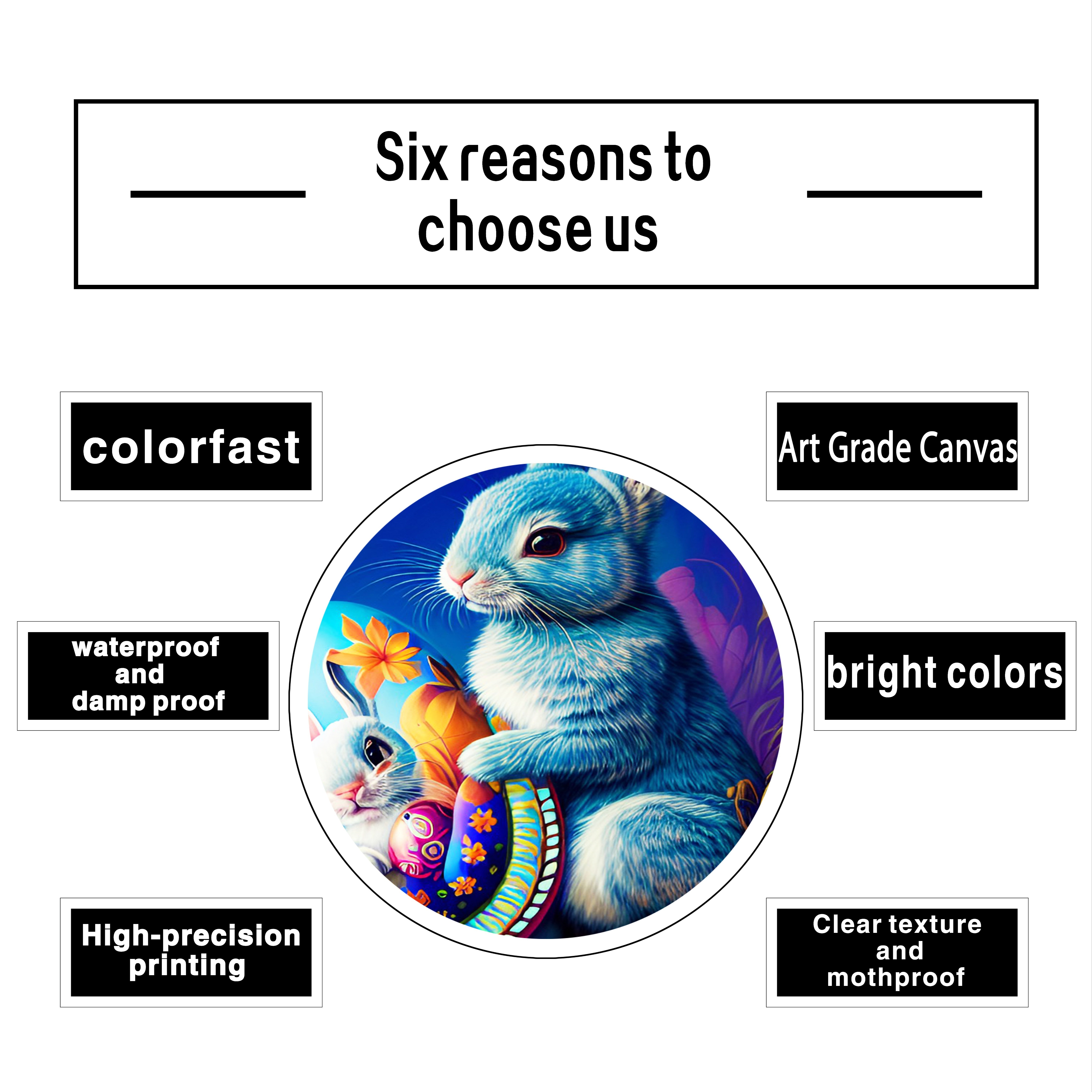 Poster Decor Delicate Rabbit Animal Egg Rustic - Temu