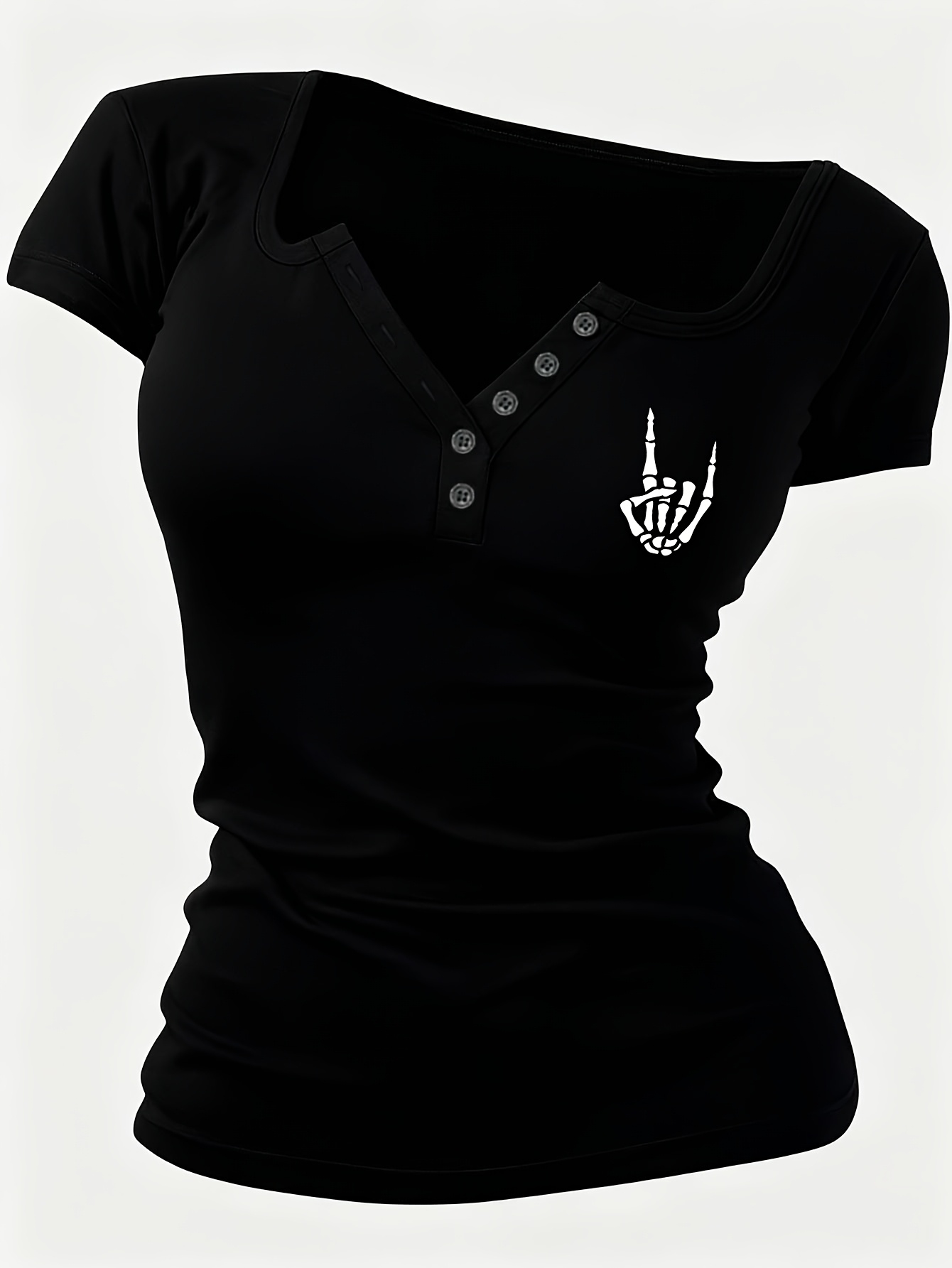 skull shirt sold on Temu United States