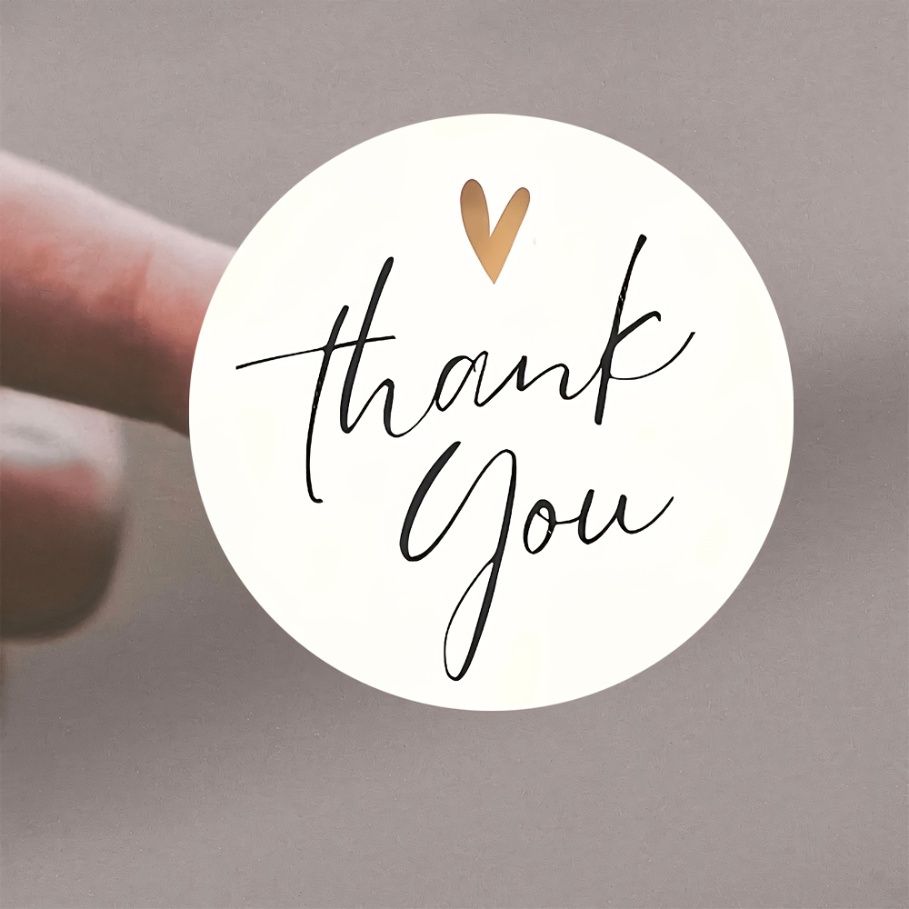 sticker thank you sold on Temu United States