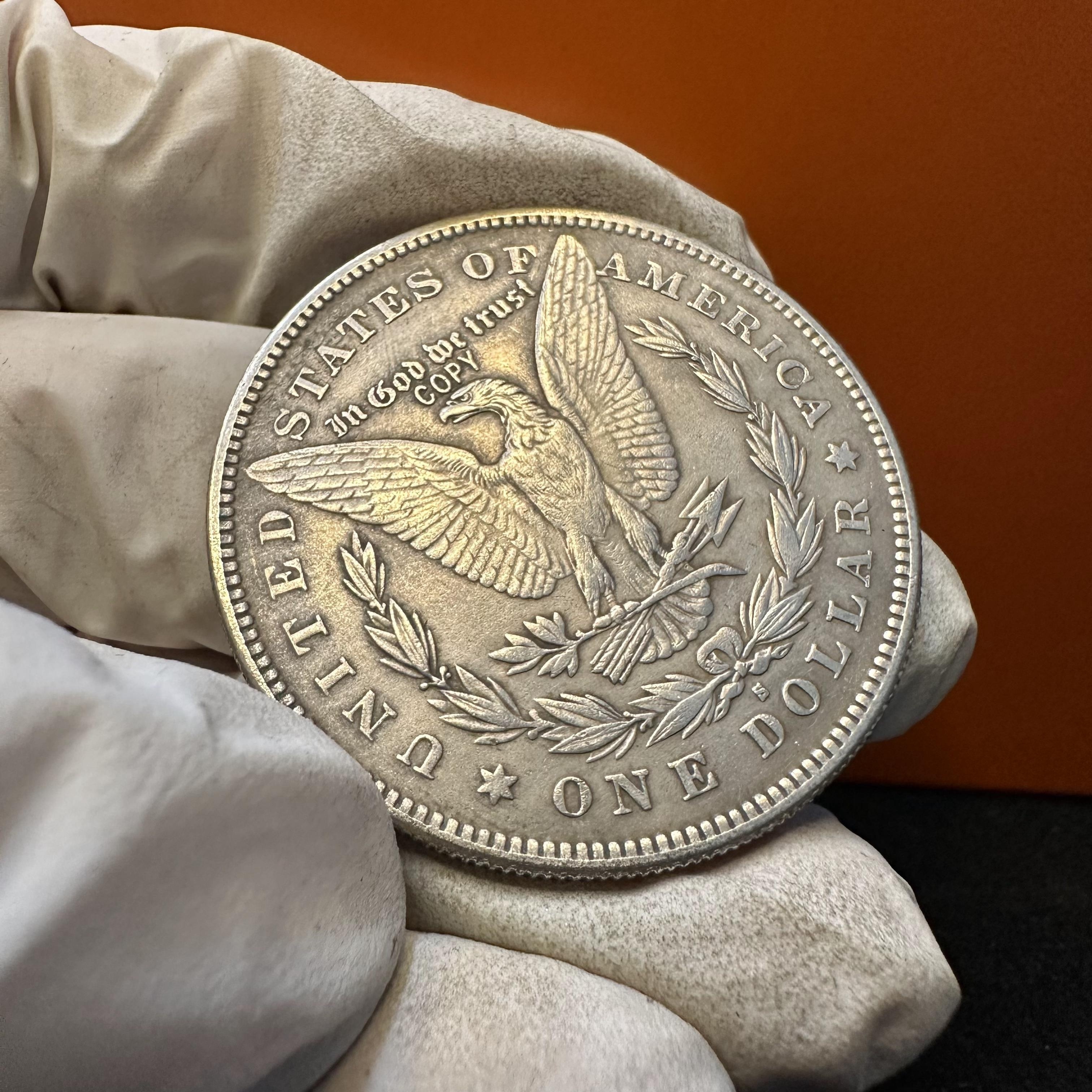 3-piece Set Iron Replica 1883 Coins, Vintage U.s. Memento Game Props ...