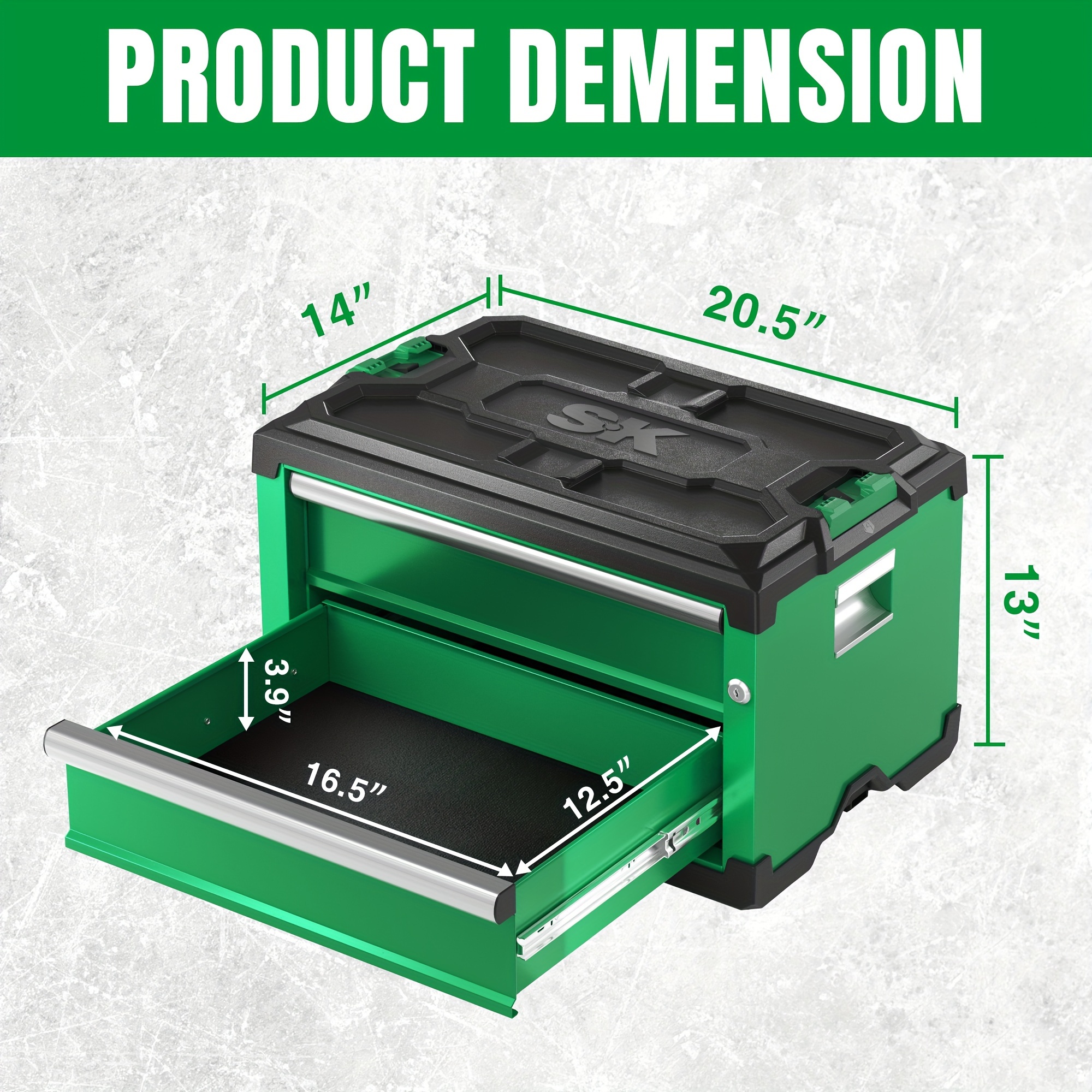 Sk Modular Stackable Storage Tool drawer Steel Box - Temu