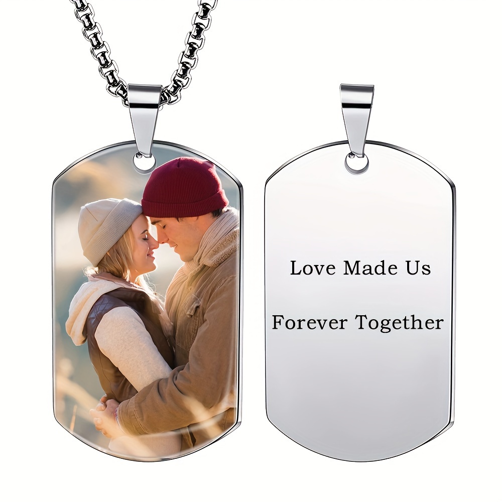 Custom Picture Personalized Pendant Necklace Customized - Temu United ...