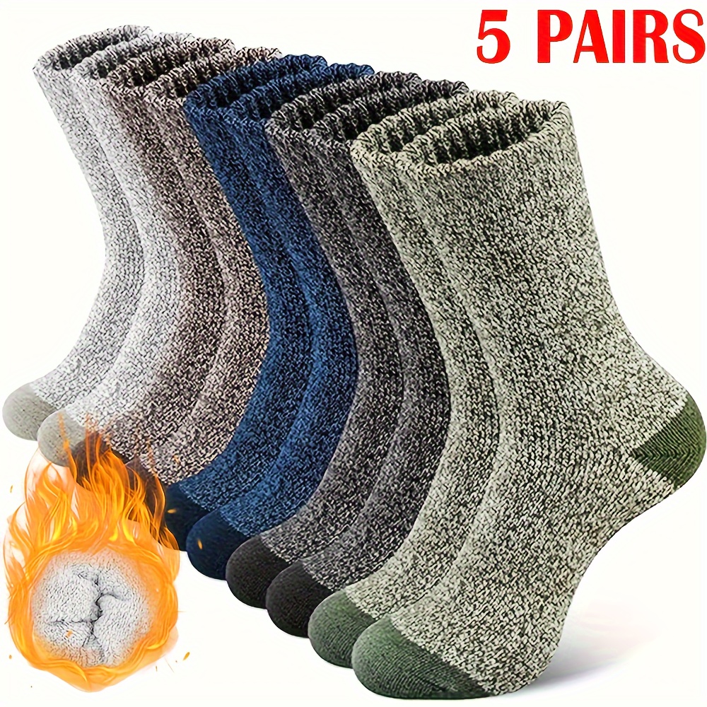 5 pairs thermal socks for men warm socks for men thicken winter socks for men thermal socks for women warm socks for women winter men s thermal socks warm socks men thick socks