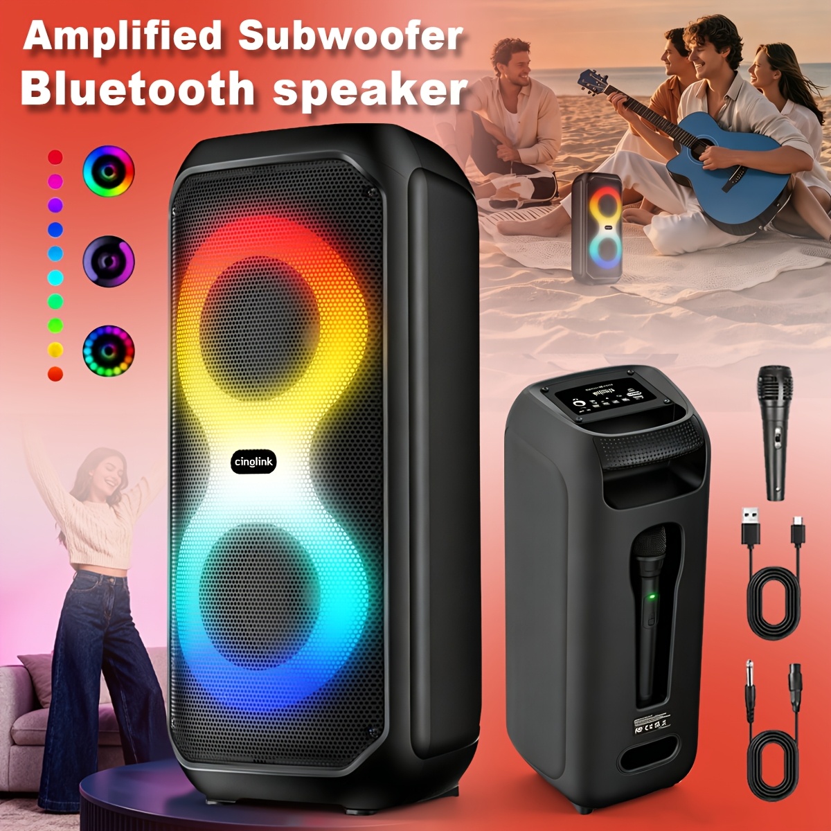 sound box sold on Temu United States