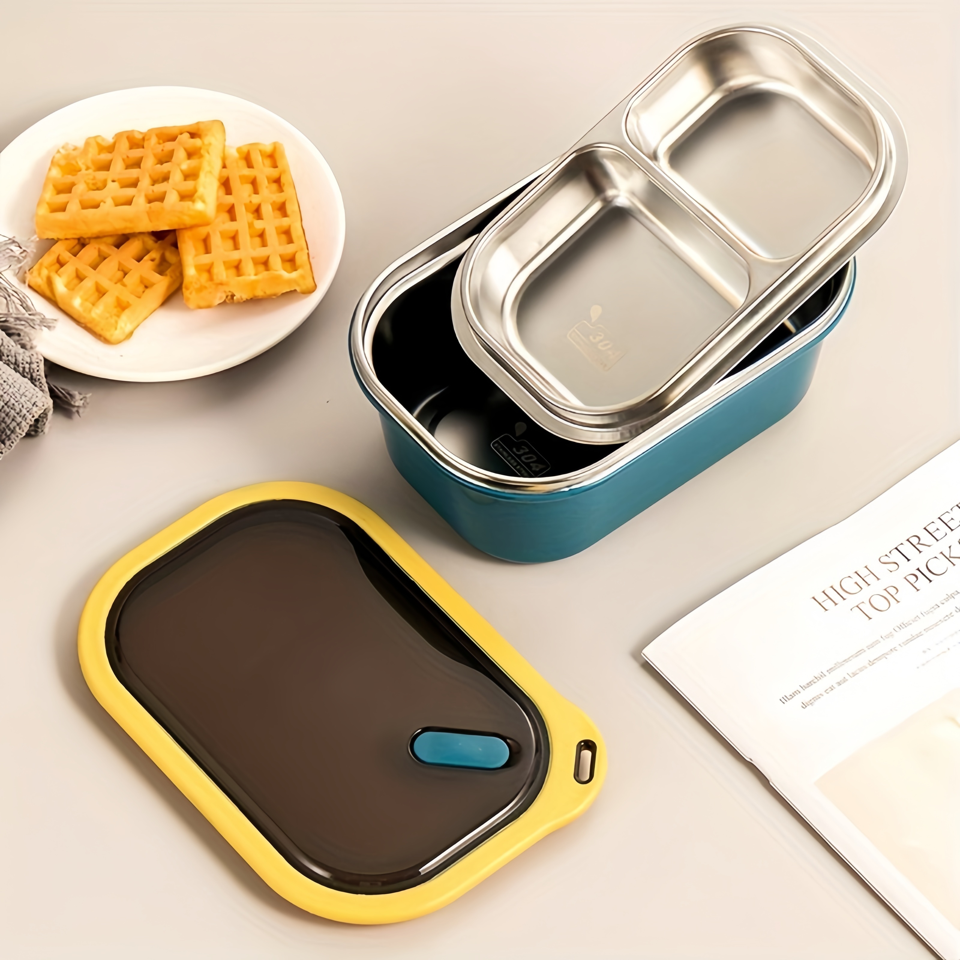 bento boxes double layer stainless steel bento box adult - Temu Australia