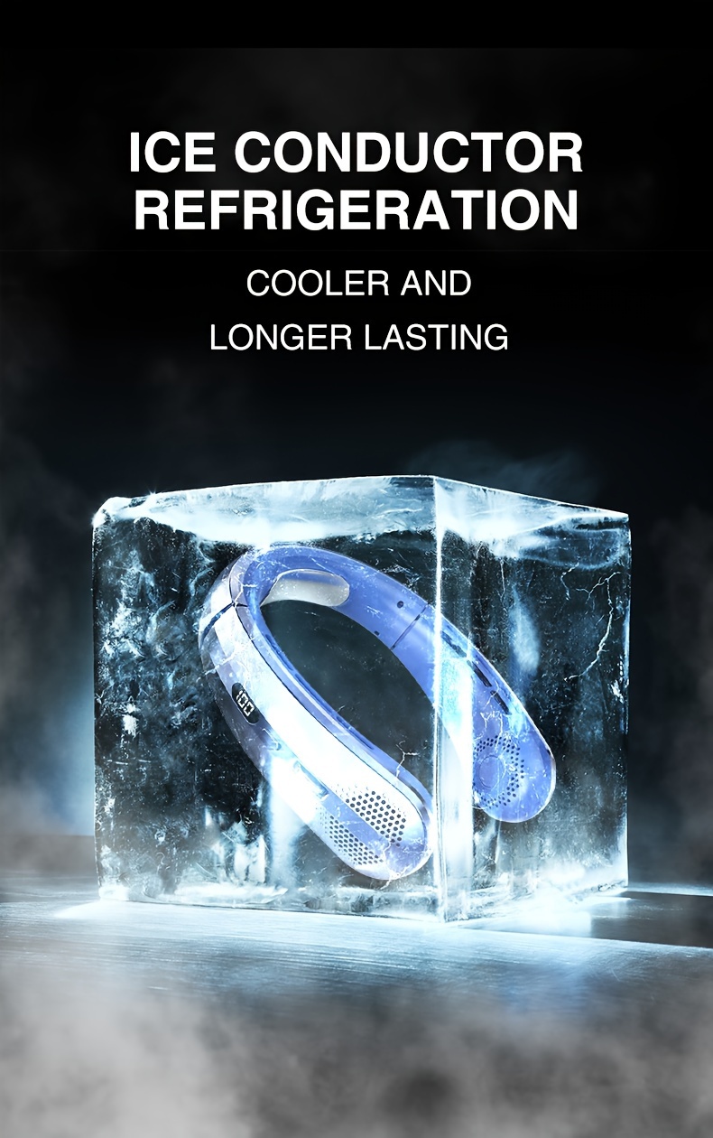 A Portable Neck Fan Levels Intelligent Wind Speed Adjustment - Temu Türkiye