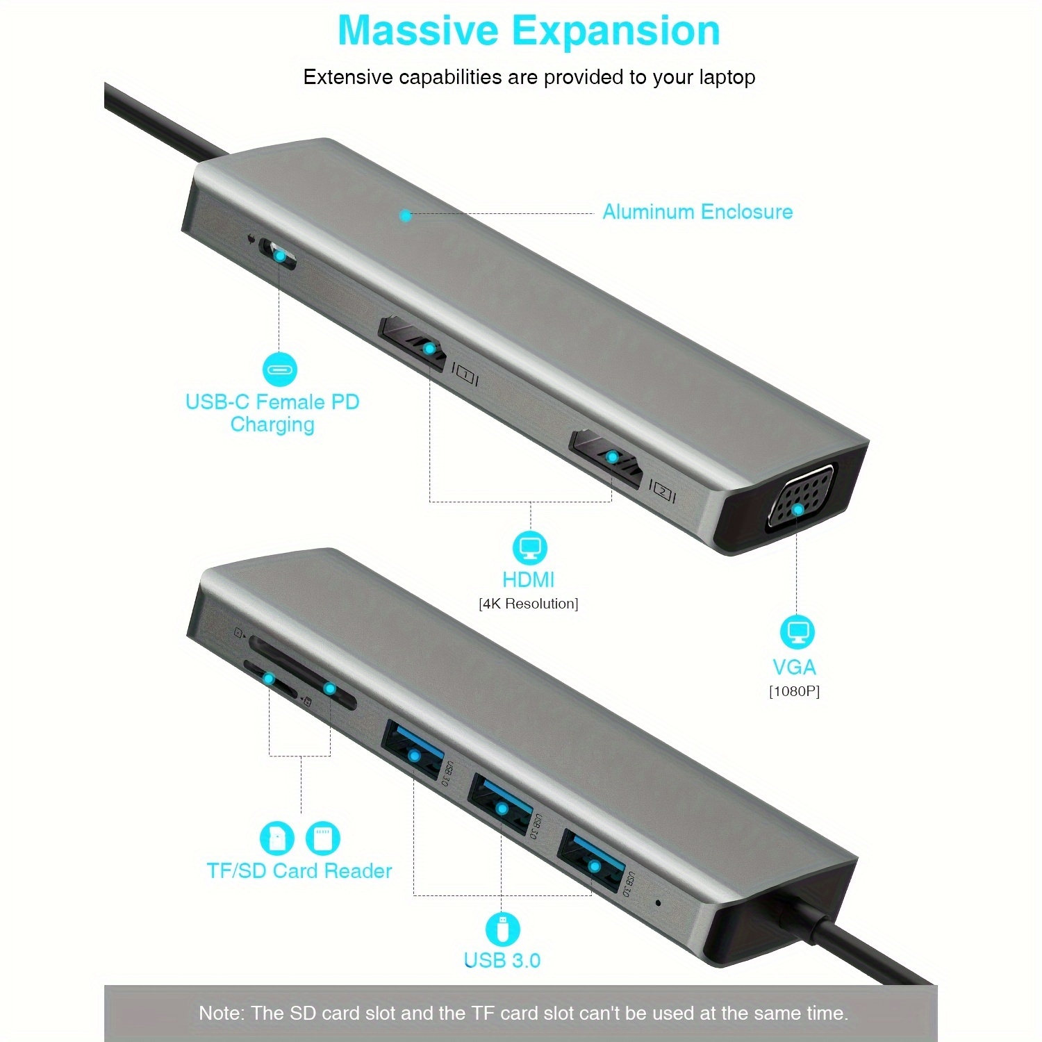 laptop screen extender sold on Temu United States