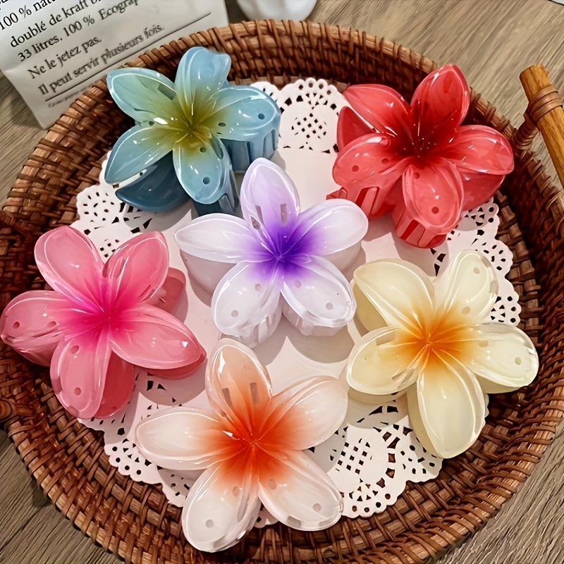 Set od 3/4/6 Boho Chic šnala za kosu sa motivom đurđice - Temu