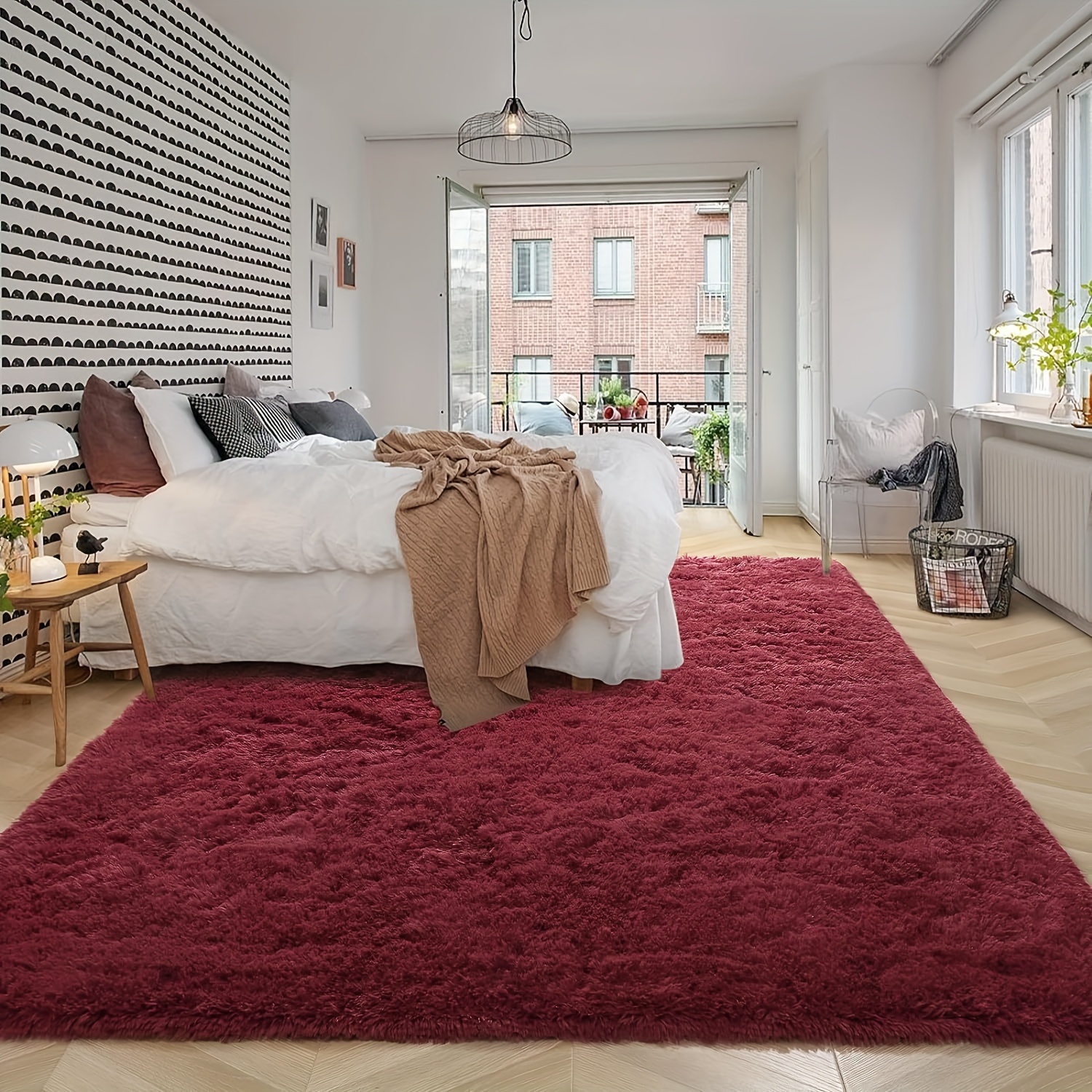 Soft Fluffy Shag Area Rugs Living Room Shaggy Floor Carpet - Temu ...