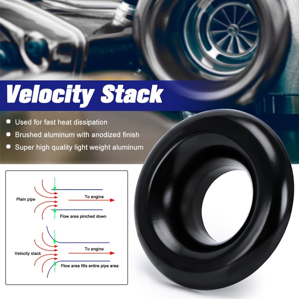 Black Auto Bellmouth Adapter Air Intake - Temu