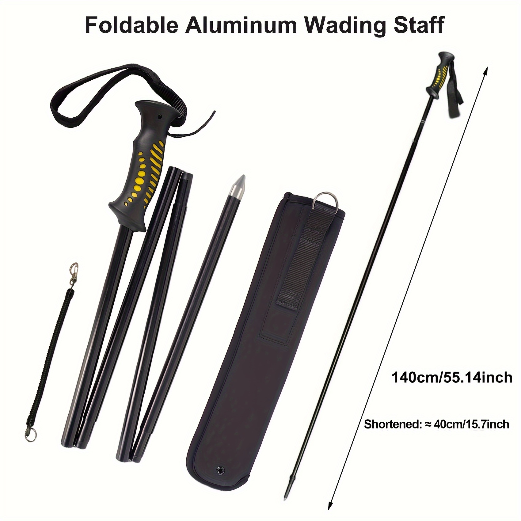 Retractable Wading Staff