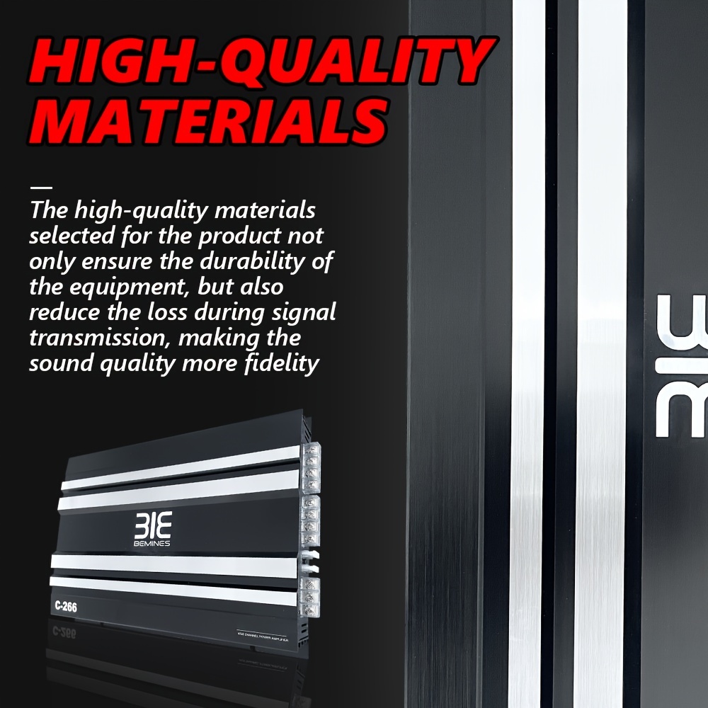 Qmf Zl C266 Four way Power Amplifier 12v High Power Car - Temu