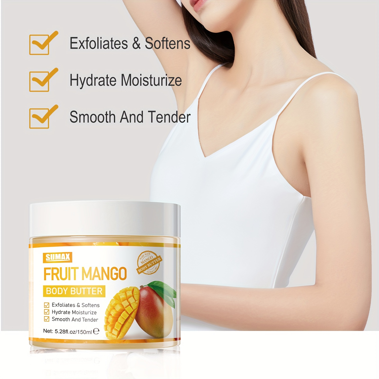 Mango Butter Body Lotion Non greasy Formula Dry Skin - Temu