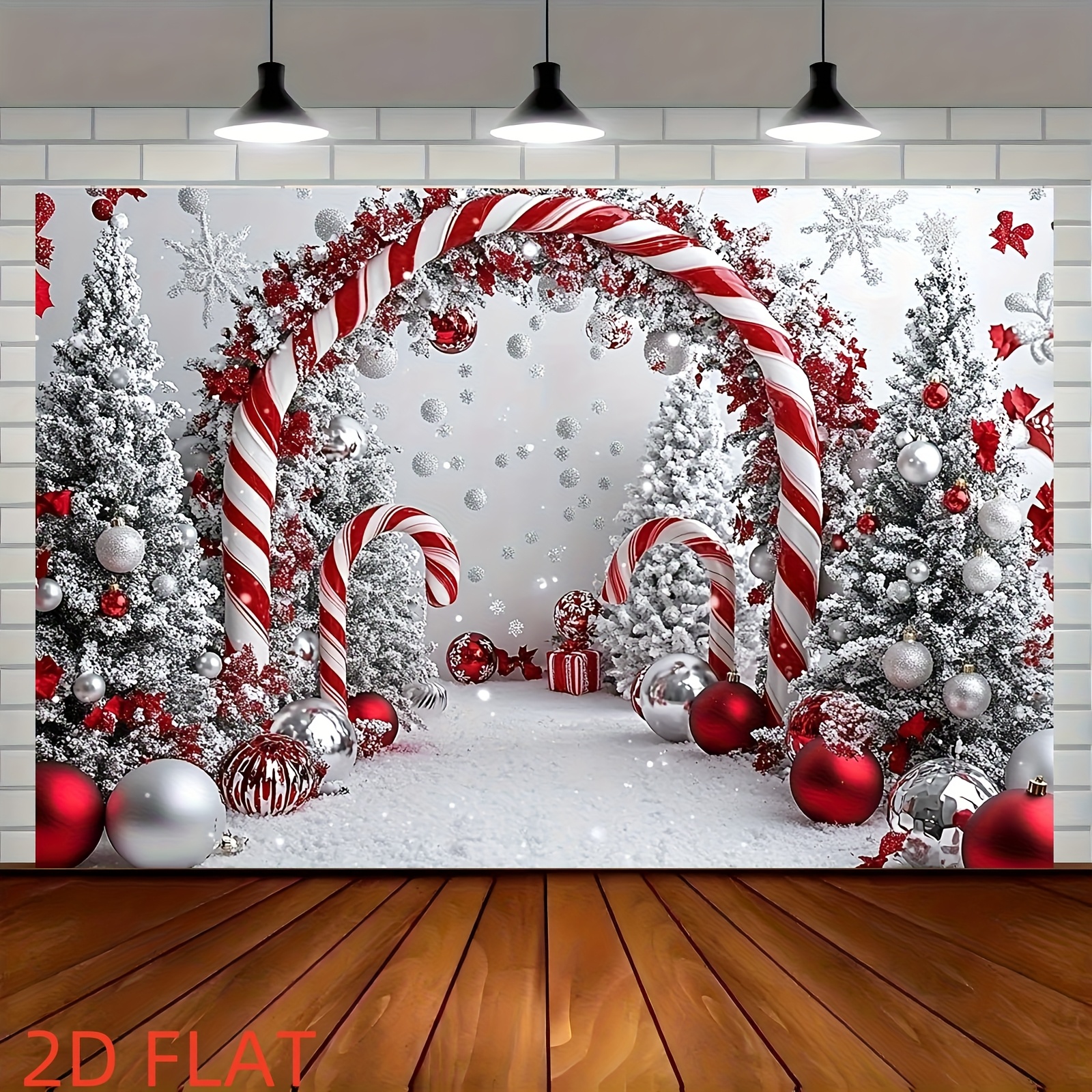 christmas backdrop sold on Temu United States