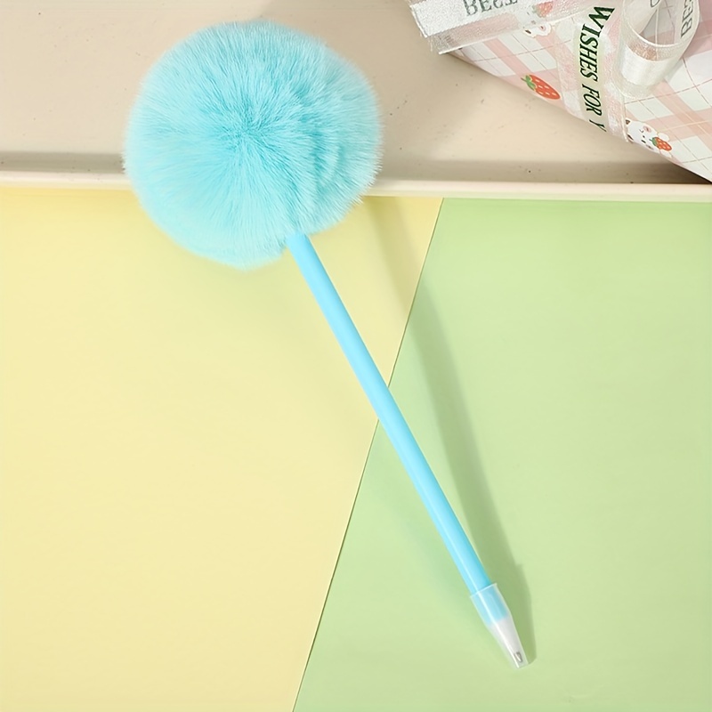 Needle Gel Ink Pens Pom Pen Fluffy Pompoms Plastic - Temu Canada