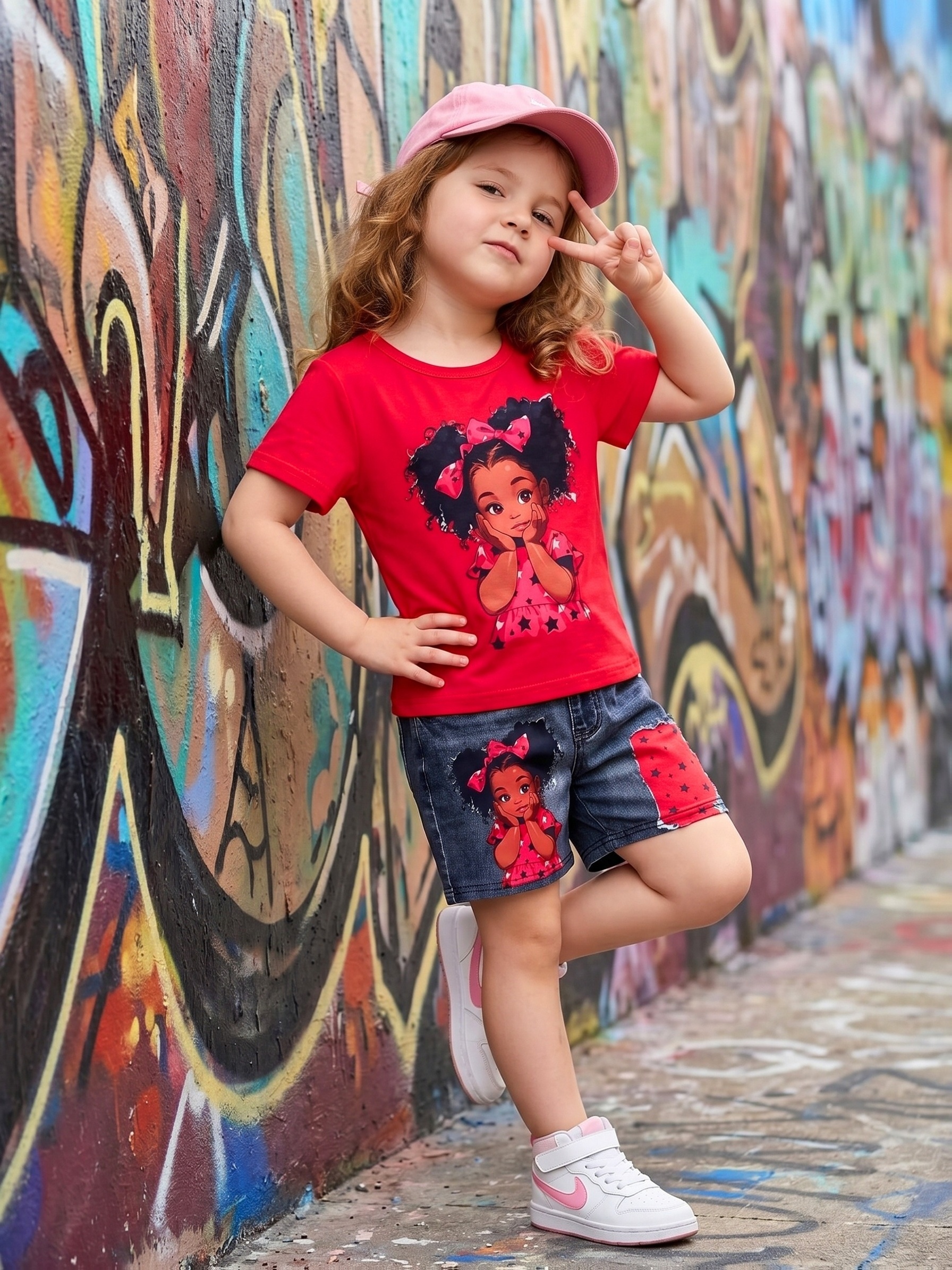 little girls clothing sold on Temu United States