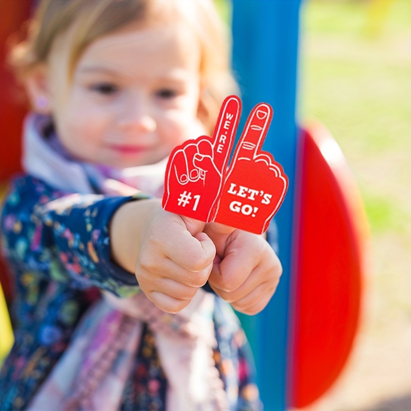 mini finger hand pointers eva foam sports themed party - Temu