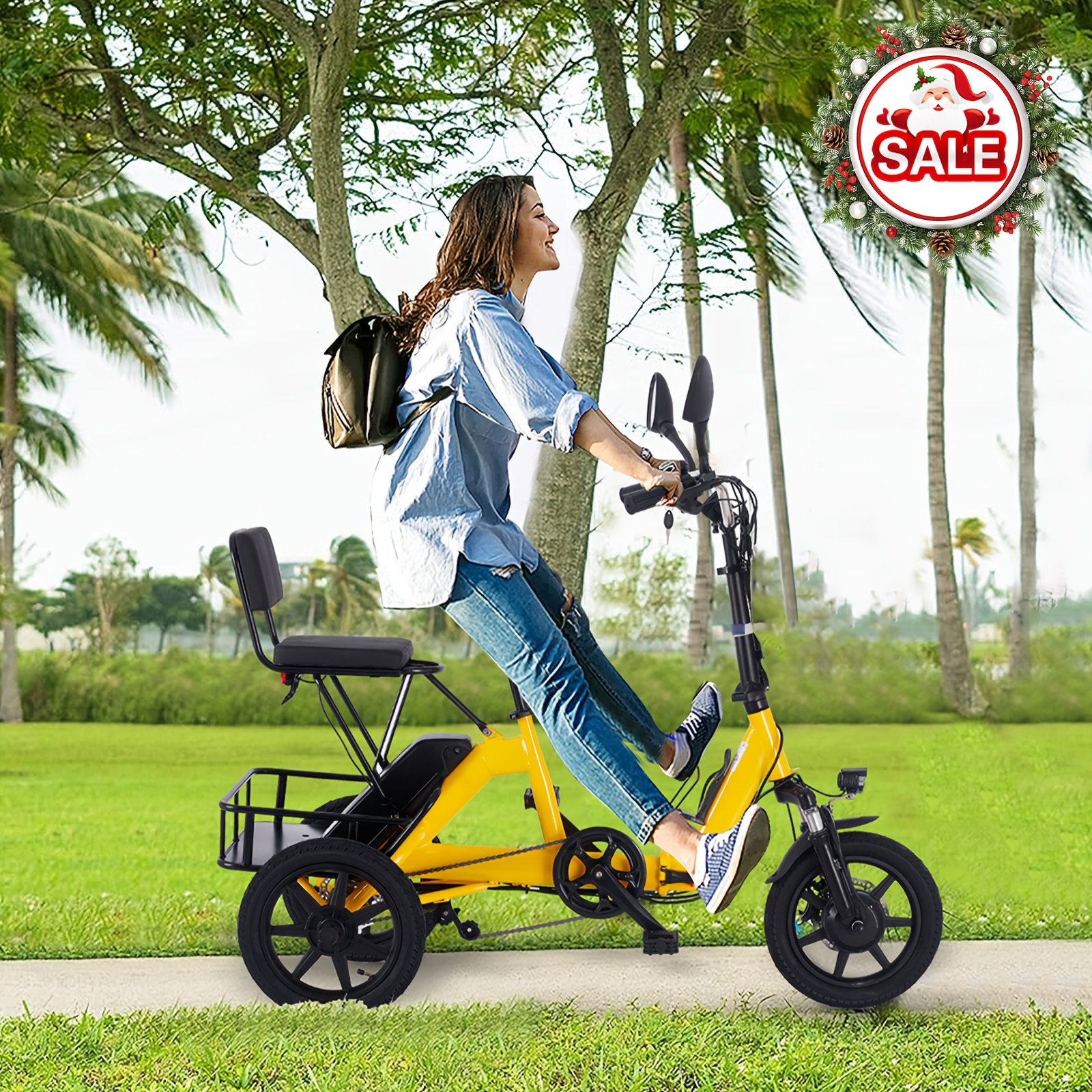 electric adult tricycle sold on Temu United States