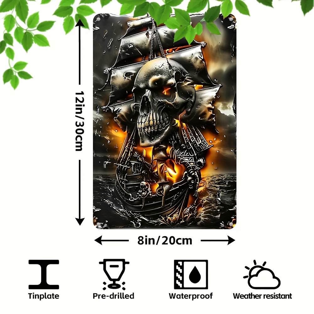 Metal Aluminium Tin Signs Retro Funny Horror Movie Poster - Temu