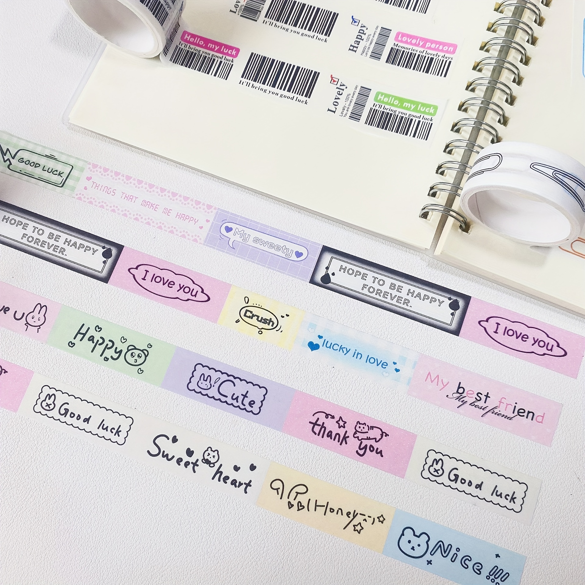 შტრიხკოდის მულტფილმის ქაღალდის ლენტი ნიღაბი ლენტი წვრილმანი - Temu Georgia